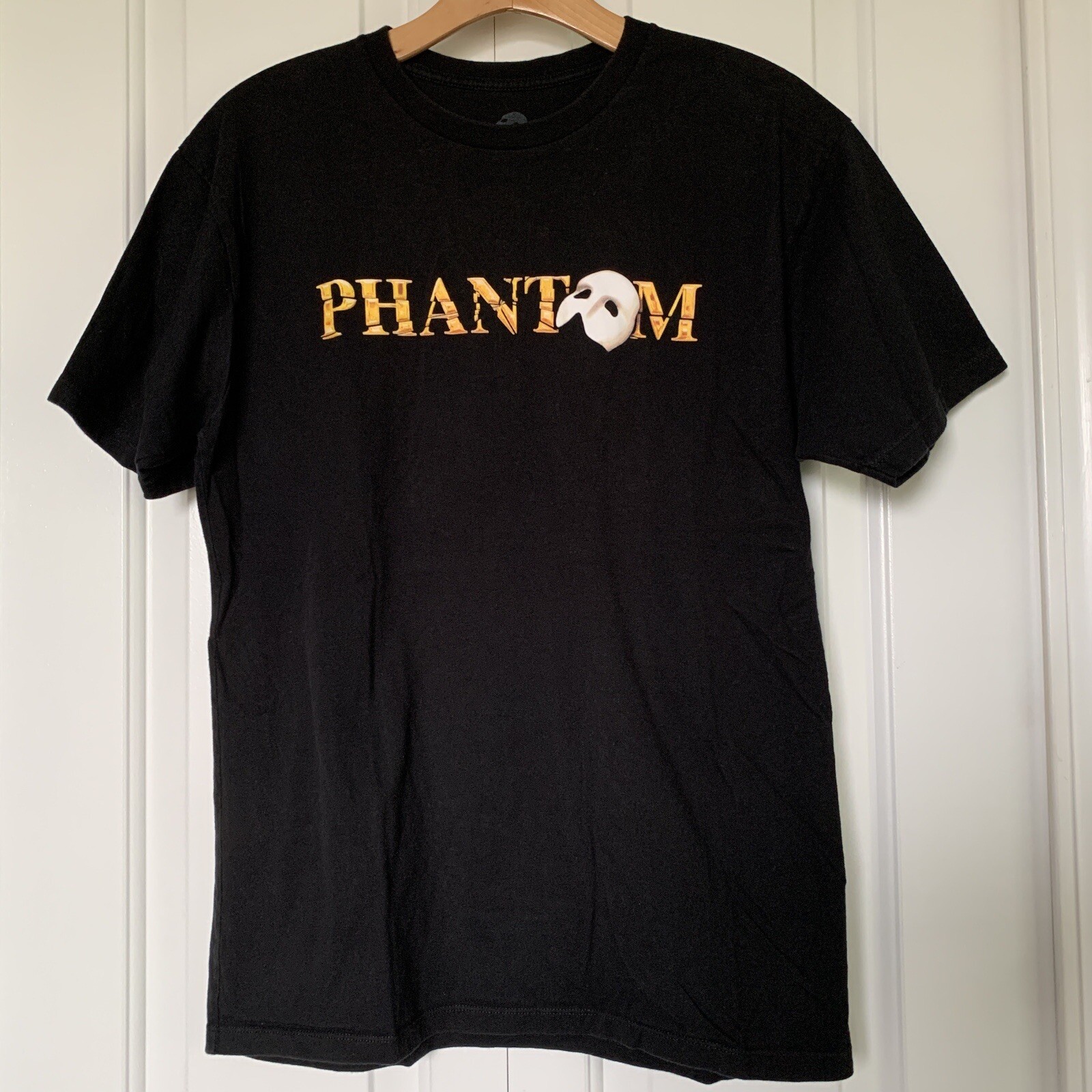 Phantom Of The Opera Black Graphic T Shirt Sz L - Gem