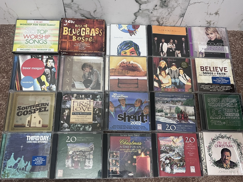 75 Christian Music CD Lot Various Gospel Faith Hymns Worship Soul Love ...