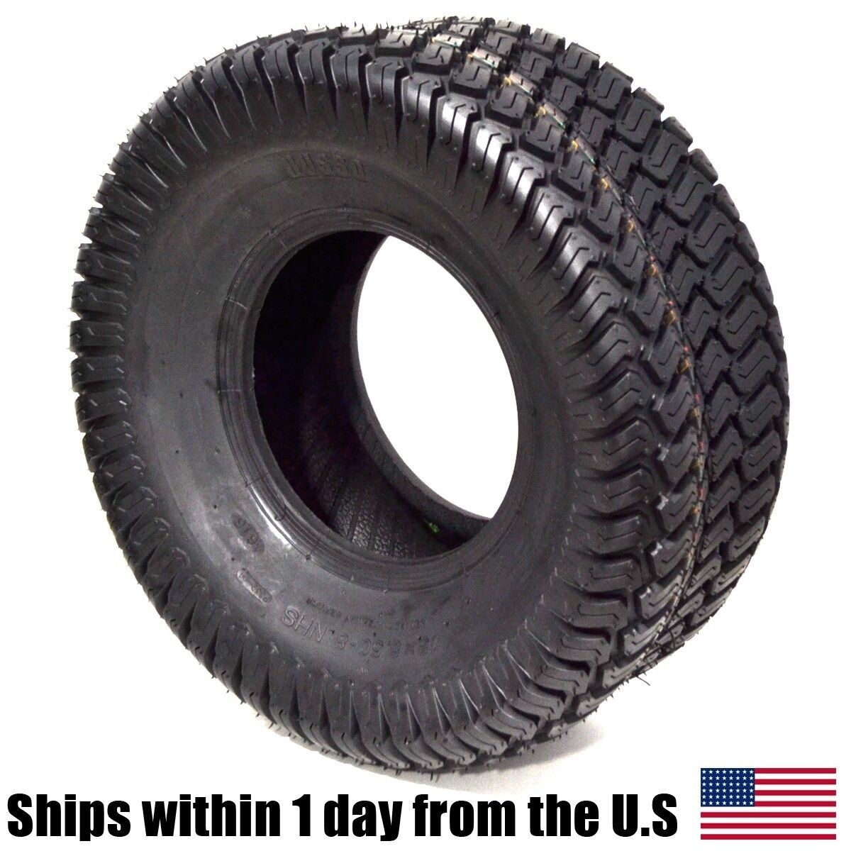 2PK 13x6.50-6 13x6.50x6 Heavy Duty Turf Lawn Mower Tires Fits Scag Toro ...