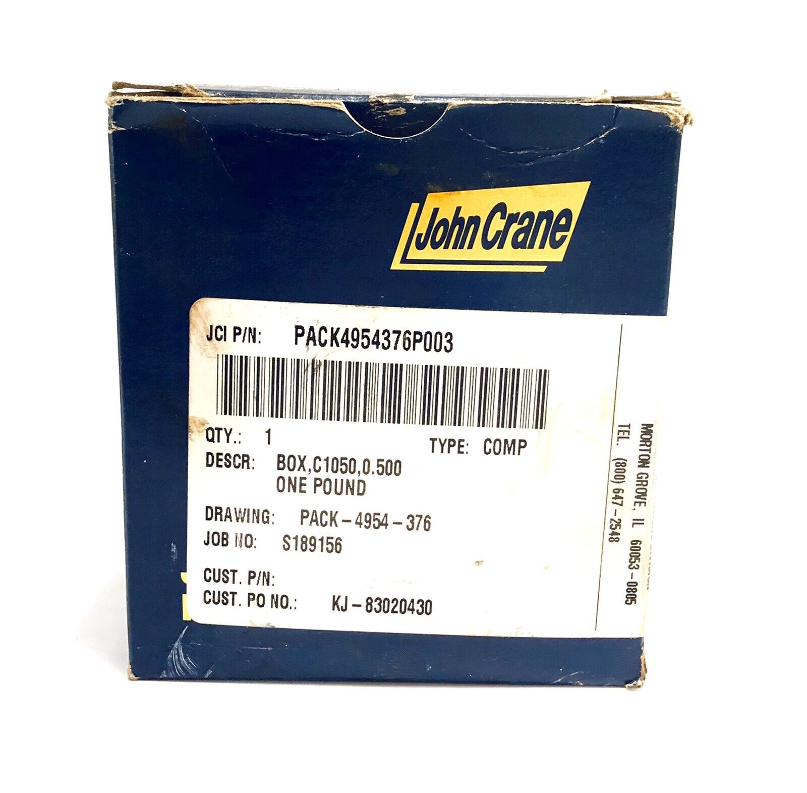 John Crane RITE PAK C1050 0.500 MECHANICAL PACKING - USA (NEW) | eBay