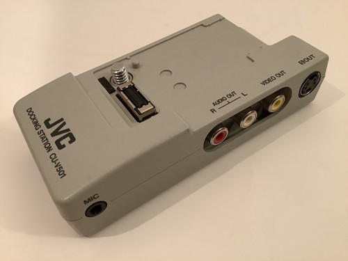 JVC CU-V501U DOCKING STATION AUDIO IN/OUT MIC JACK S-VIDEO CAMERA ...