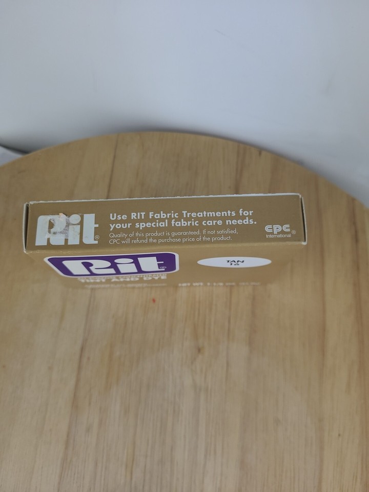 Rit Dye Powder Tint&Dye Tan #16 All Purpose Concentrated Fabric Dye In ...