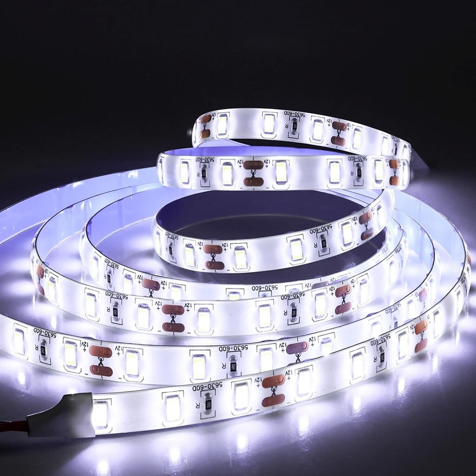 5M DC12V 300 LEDs Super Bright LED Strip Lighting Flexible Cuttable ...