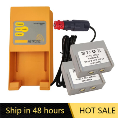 2 x 68301000 Battery For HETRONIC Remote + 1 x Hetronic UCH-2 Battery ...