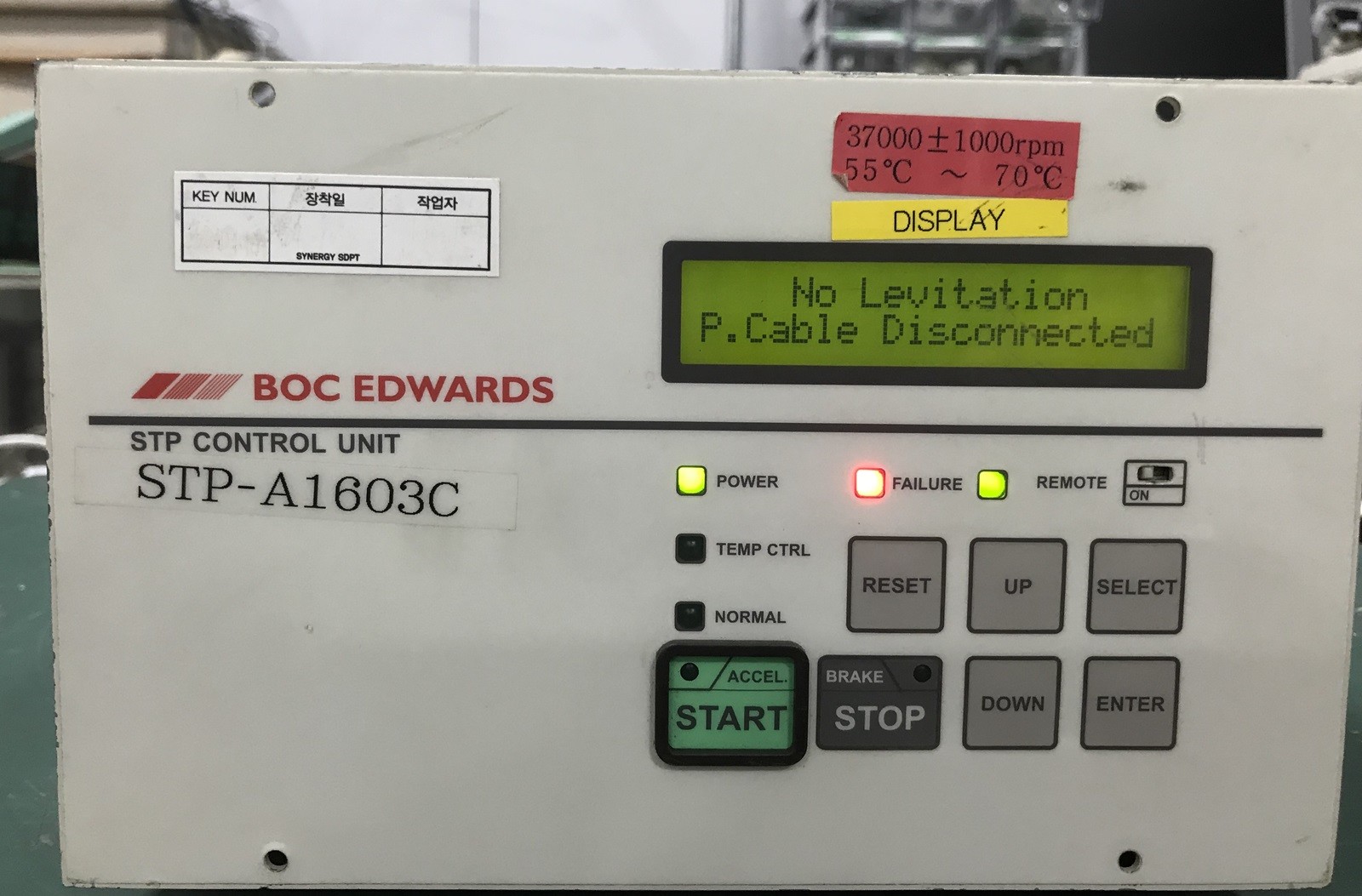 BOC Edwards STP-A1603C Turbomolecular Pump control Unit | eBay