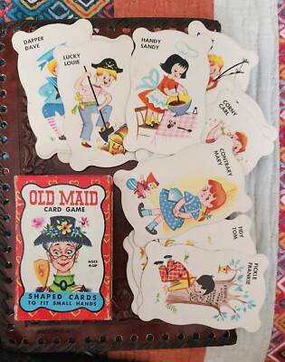 Vintage 1960's Old Maid Playing Cards | eBay