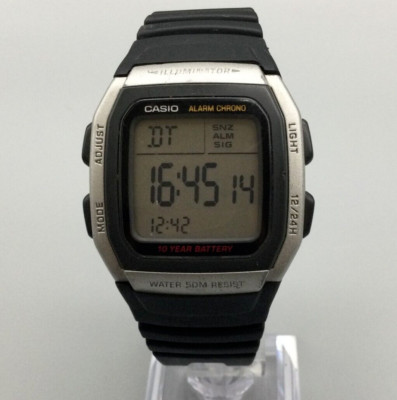 Casio Illuminator Digital Watch Men 36mm Alarm 50M Chronograph 3239 W ...