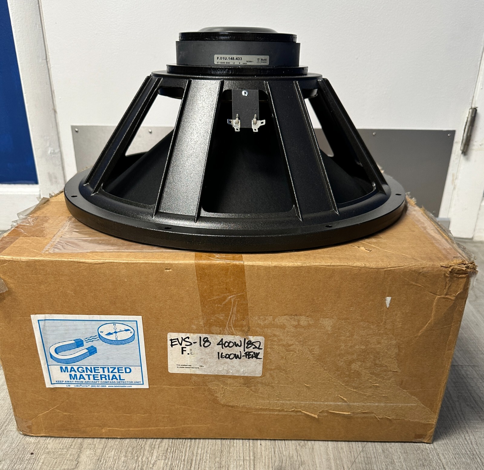 EV Electro Voice EVS-18S 18″ Woofer, F.01U.148.433 | eBay