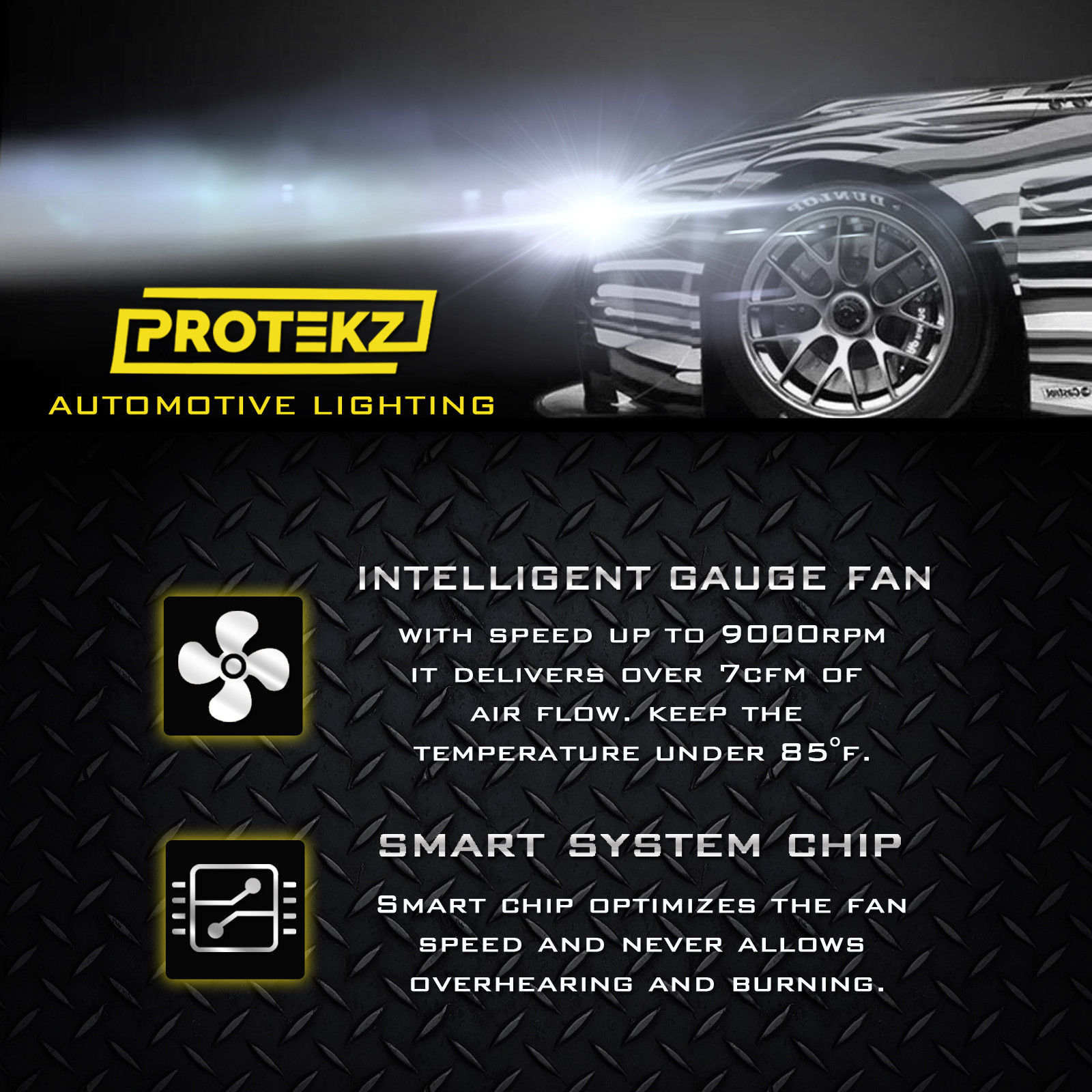 CREE LED Headlight Kit 9007 6K White for CHRYSLER Sebring Convertible ...