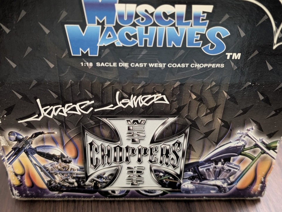 Muscle Machines Jesse James West Coast Choppers CFL-Rigid 1:18 C44-1 | eBay