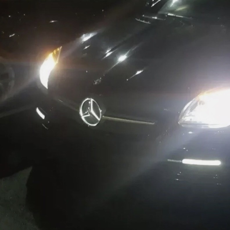 Front Grill LED Star Emblem For Mercedes Benz 2011-2018 Illuminated ...