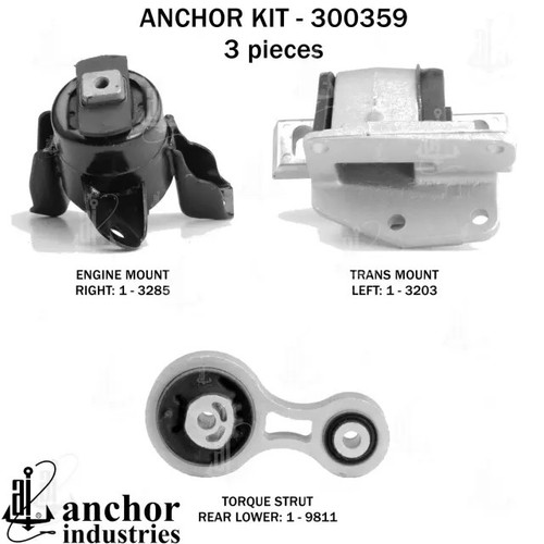 Genuine Anchor Anchor Engine Mount Kit 300359 | eBay