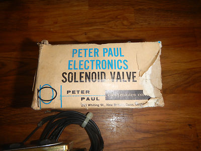 Peter Paul Electronics Series 60 643J3TCM 120V 125PSI 4-Way Solenoid ...