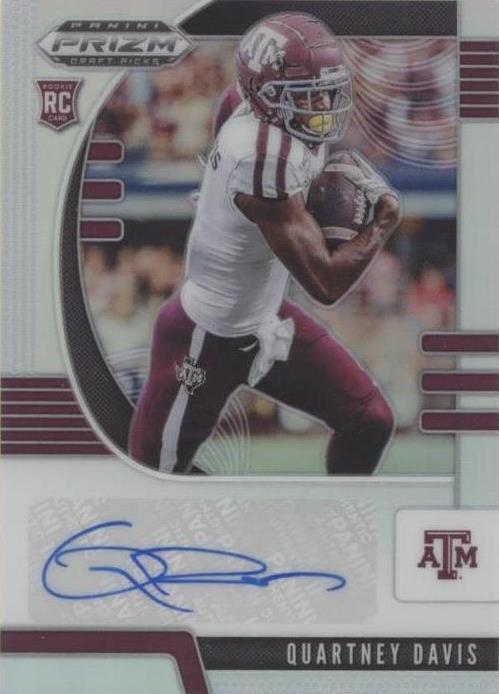 2020 Panini Prizm Draft Picks - Draft Picks Rookies Quartney Davis #274 ...