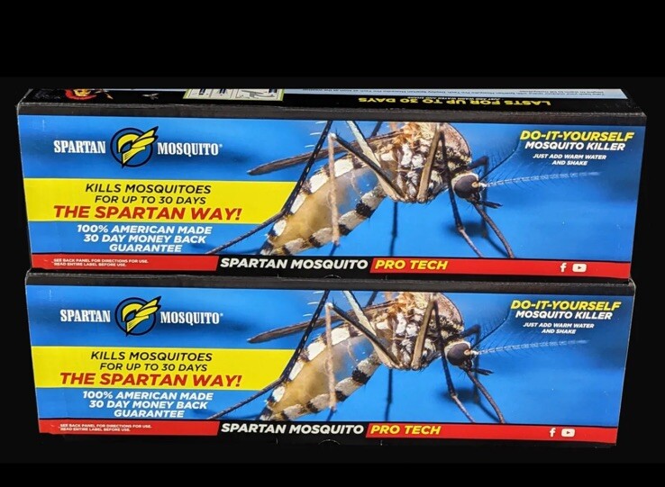 2-Pack Spartan Mosquito Pro Tech Single Use Mosquito Trap 4 Tubes Total ...