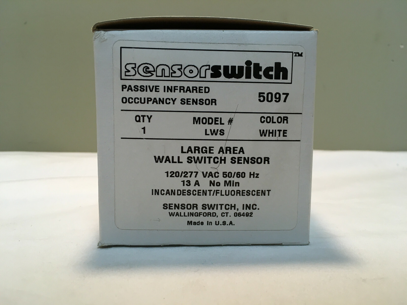 Sensor Switch LWS Passive Infrared Occupancy Sensor White Large Area ...