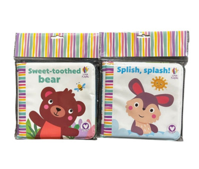 Set of Two Soft Books By Learn Playing - Splish Splash and Sweet tooth ...