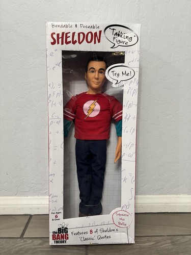 The Big Bang Theory Bendable & Poseable Sheldon Cooper 17" Talking ...