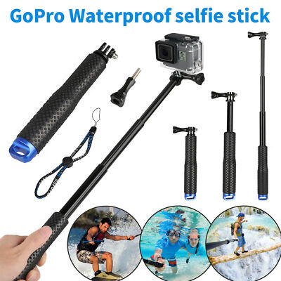 Waterproof Portable Go Pro Pole Adjustable Selfie Stick Holder Gopro ...