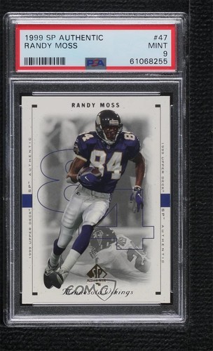 1999 SP Authentic Randy Moss #47 PSA 9 MINT HOF | eBay