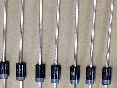 (500 PCS) 1N4007 SURGE Diode 1000 V 1A Through Hole DO-204AC (DO-41 ...