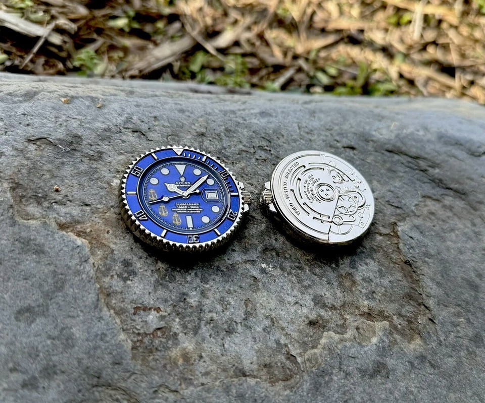 Navy Chief Seals Scuba Dive SUBMARINER Watch Smurf Challenge Coin NSW ...