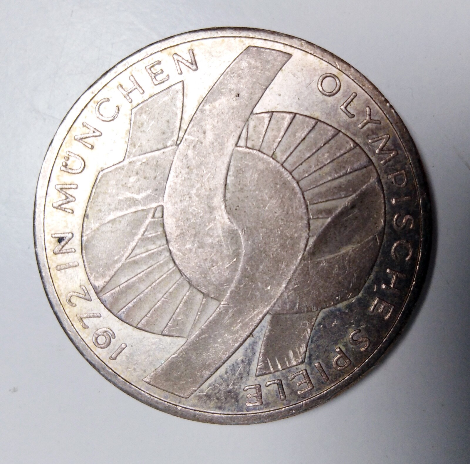 Münze 10 Deutsche Mark Olympische Spiele 1972 silber Gedenkmünze coin D ...