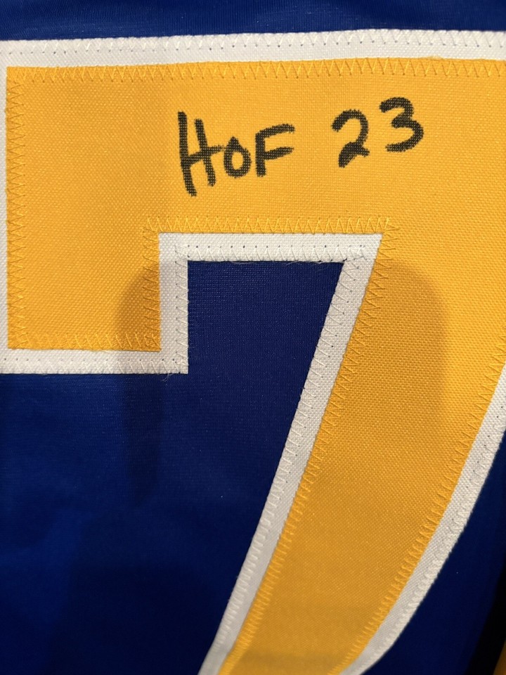 PIERRE TURGEON SIGNED AUTO BUFFALO SABRES JERSEY W/HOF 2023 JSA ...