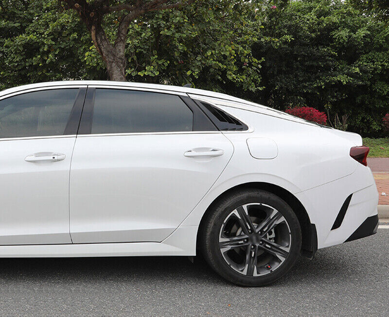 For Kia K5 Optima 2021-2024 abs Black Quarter Window Louver Shutter ...