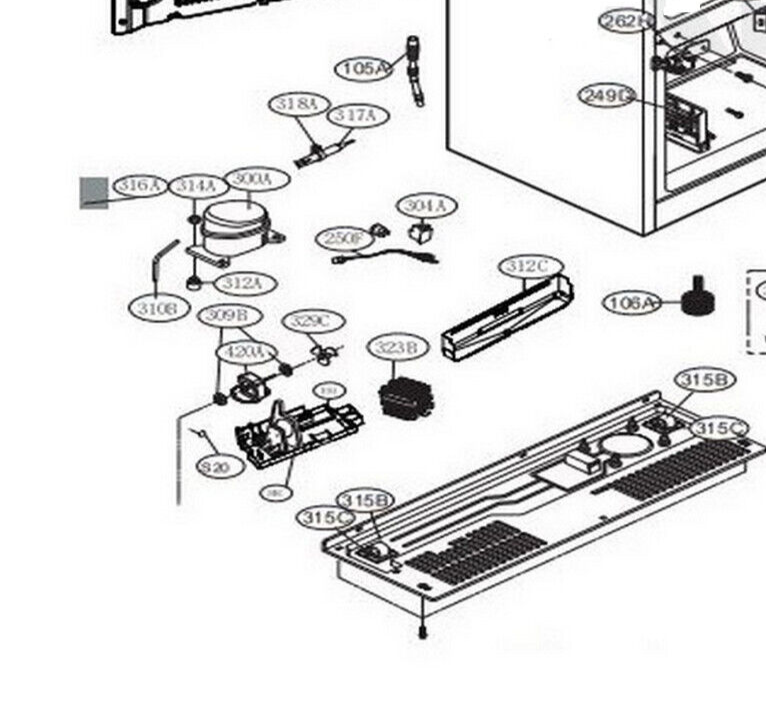 LG Refrigerator : Condenser Coil Assembly (ACG73645007) {P6263} | eBay
