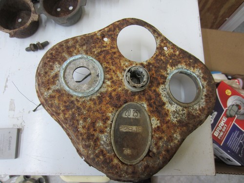 FORD MODEL A DASH INSTRUMENT PANEL CLUSTER PLATE RAT Rod ORIGINAL 28 29 ...
