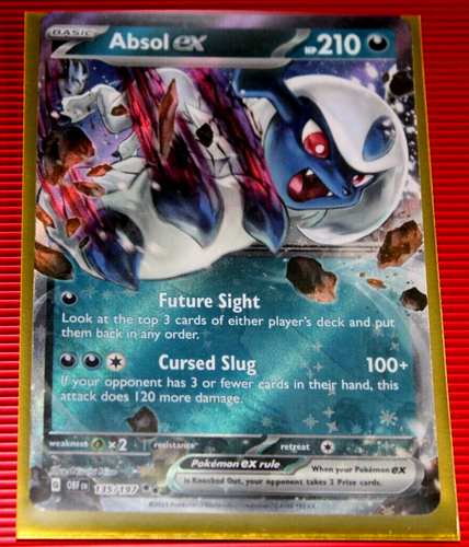 Absol EX HP210 2023 Collectible Double Rare Pokemon Card No. 135/197 | eBay