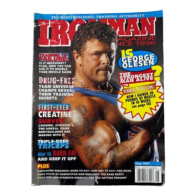 Ironman Magazine George Olesen & Triple-Sized Triceps May 1997 112114R1 ...