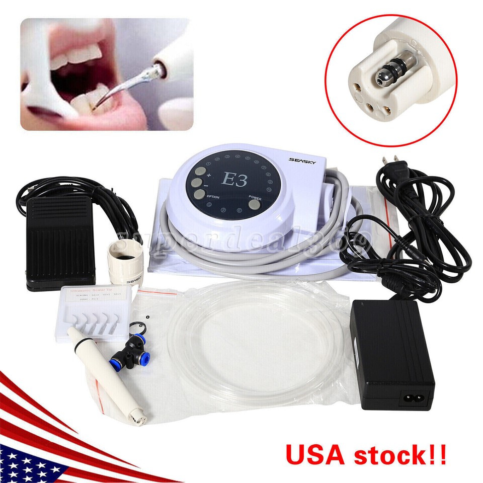 Dental Ultrasonic Piezo Endo Scaler E3 Fit EMS Woodpecker / 5*Handpiece ...