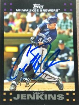 Geoff Jenkins Autographed 2007 Topps #67 | eBay