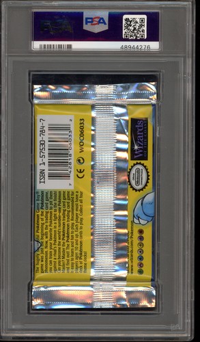 Pokemon Base Set Shadowless Blastoise Art Authentic Sealed Booster Pack ...