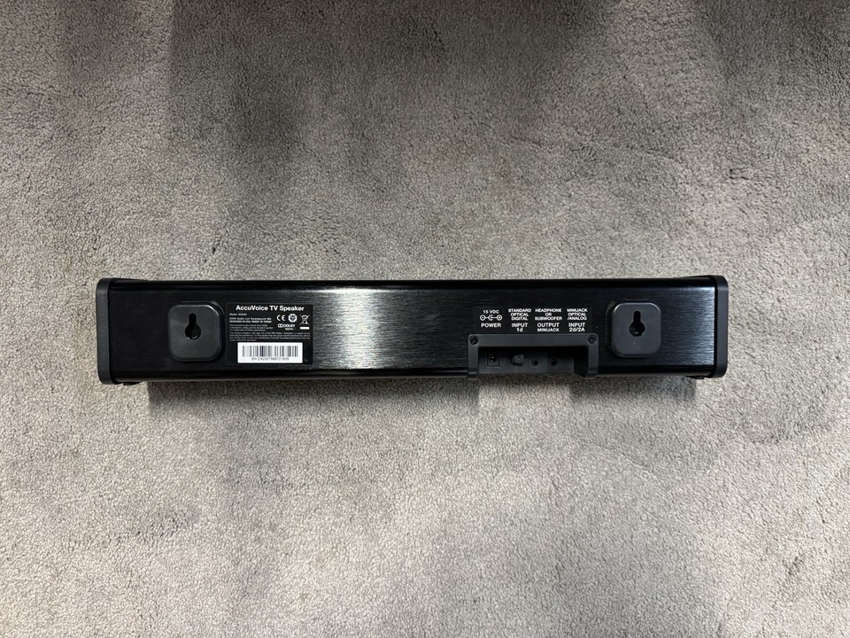 ZVOX AccuVoice AV200 Sound Bar with Hearing Aid Technology (No Remote ...