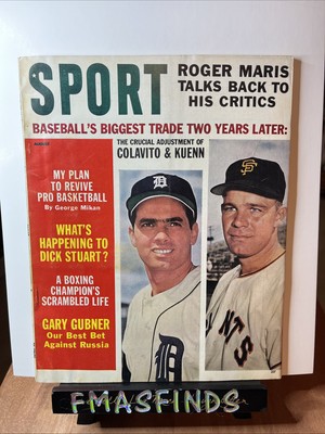 E1 1962 ROCKY COLA ITO HARVEY KUENN Newsstand SPORT Magazine August | eBay