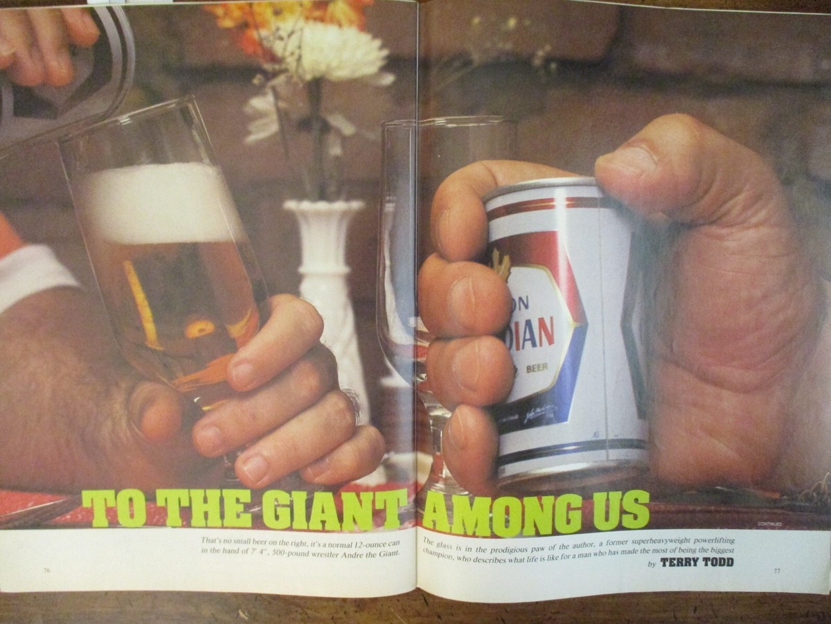 Andre The Giant Hand Beer Can