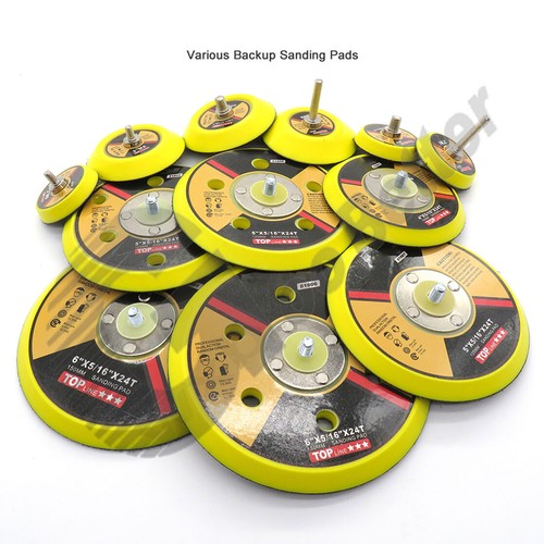 Polishing Grinding Backing Plate 2"~6" Hook Loop Pad For Sander Sanding ...