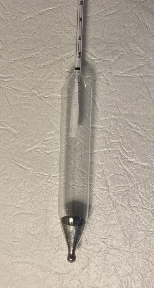 H-B DURAC 1.050/1.100 Specific Gravity ASTM 112H Hydrometer for Heavy ...