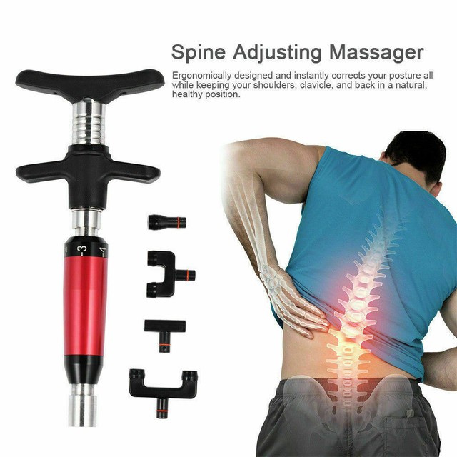 6 Levels Manual Chiropractic Instrument Spine Massage Back Adjusting ...