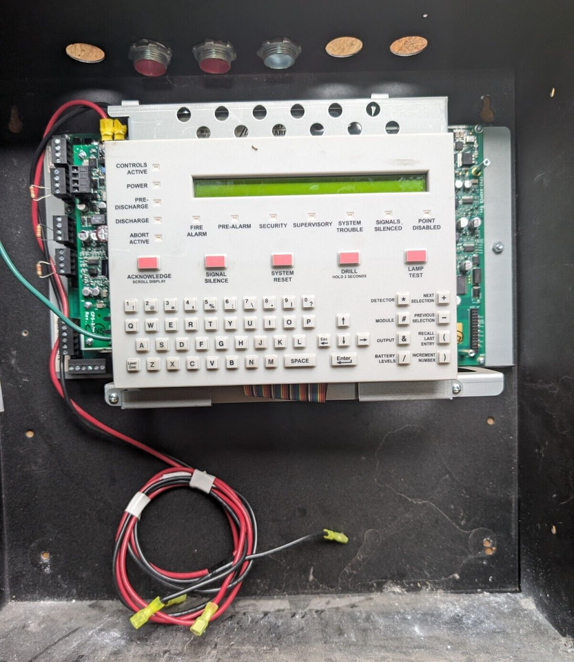 TESTED*** NOTIFIER NFS-320 fire alarm panel CPU-320 / CPU-320PCB USED ...