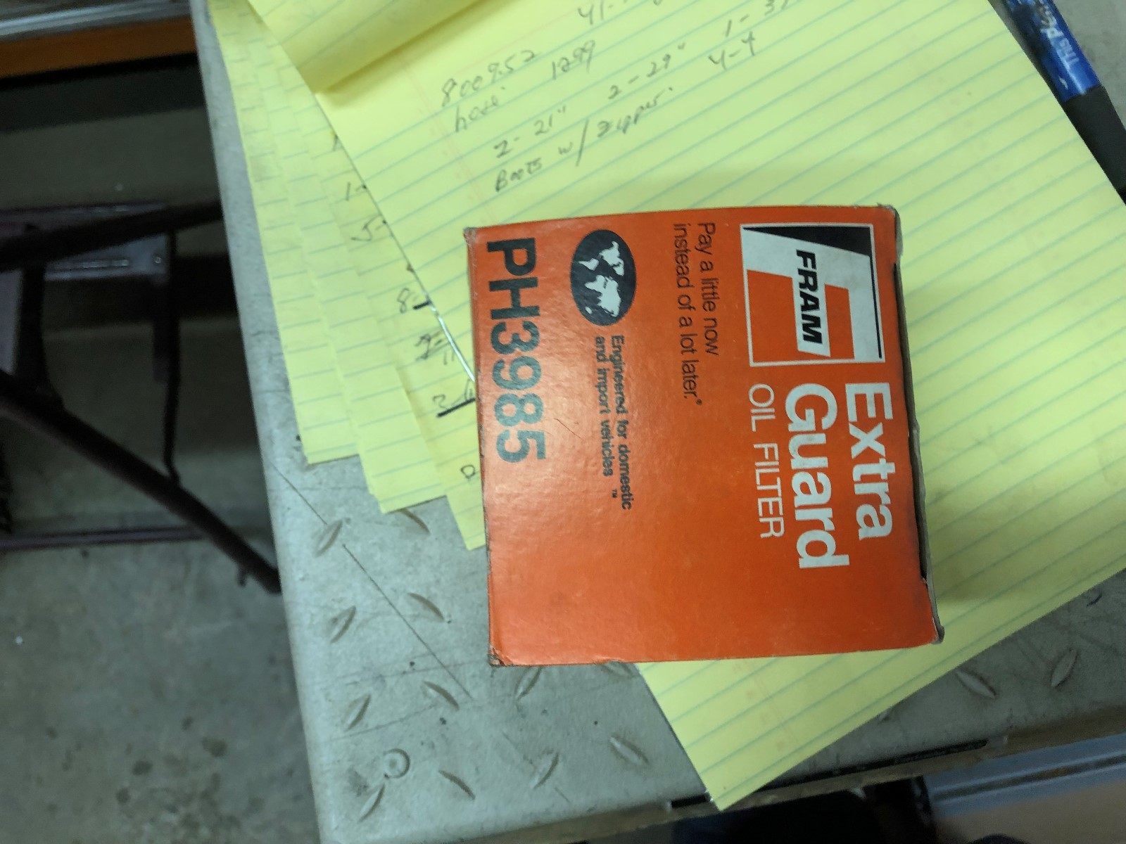 vintage fram ph3985 oil filter extra guard | eBay