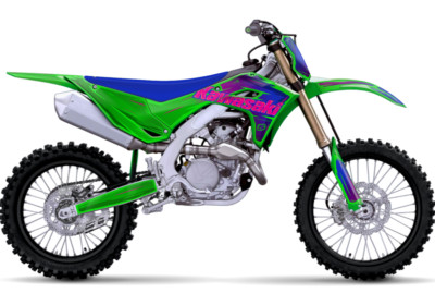 Kawasaki KX450 2024-2026 KX250 2025-2026 Graphics Decals Stickers Retro ...