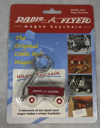 Radio Flyer Keychain Little Red Wagon Model #501 Miniature Steel Key ...