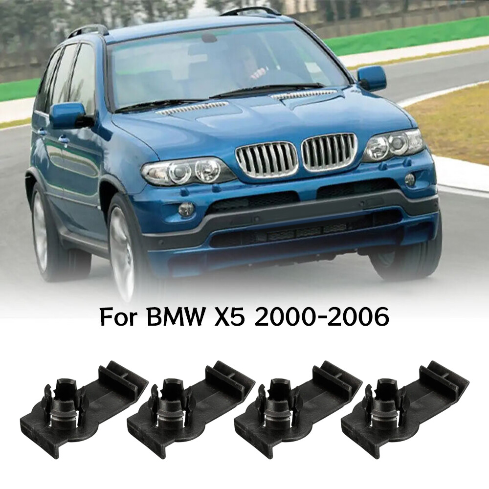 4Pcs Car Front Window Regulator Clips Repair 51338254781 for BMW X5 ...
