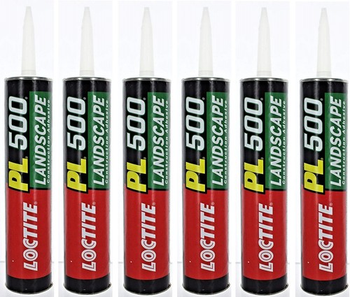 Loctite PL500 1654392 10 oz Landscape Block Adhesive - Pack of 6 ...