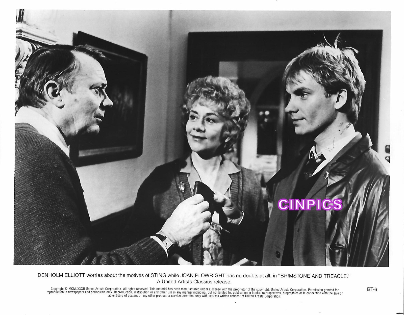 YOUNG STING,JOAN FLOWRIGHT "BRIMSTONE AND TREACLE" 8X10 VINTAGE ...