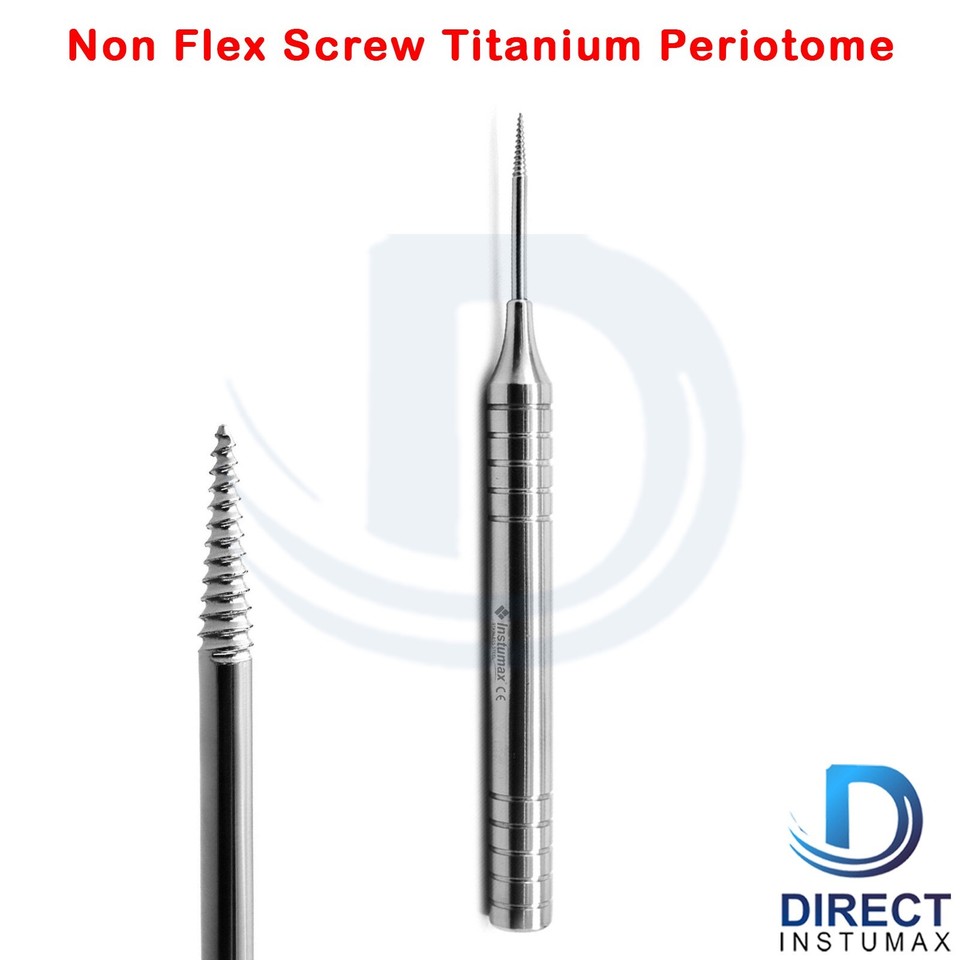 Dental Extraction Screw Flex Periotome Periodontal Titanium Non Flex ...